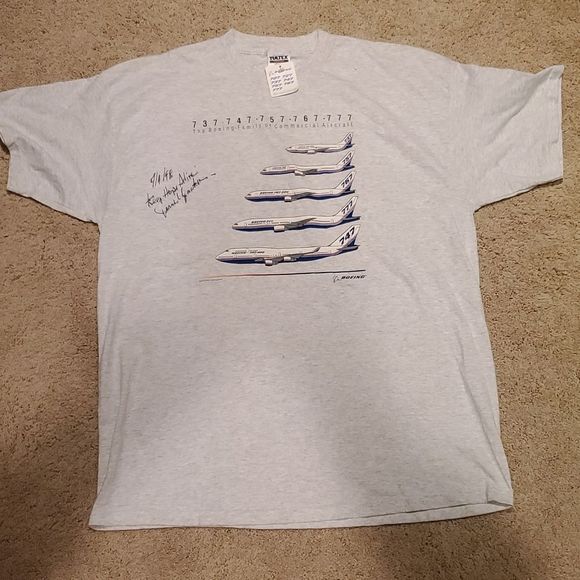 Vintage | Shirts | Revjessejackson Autograph Vintage Boeing Family ...